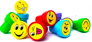 Chama Emoji Stamp with Smiley Design Face Stamps Parents Birthday ...