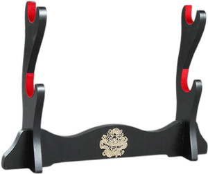 Lyla Samurai Sword Stand Horizontal Bracket Display for Wakizashi Flute ...