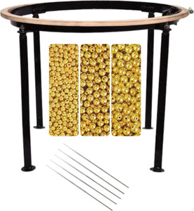 Qroof Aari Work Materials 16 inch Aari Stand Aari Wires - Aari Work ...