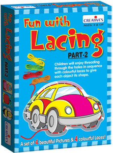 Creatives Fun with Lacing Part-2 Lacing & Threading Activity Kit for ...