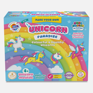 DIYScience Unicorn Paradise Aqua Squish Kit, 25+ 3D Unicorns, Magic ...