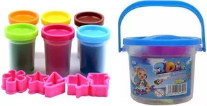 BHURIYA 6PCS Clay and 1 box air tight putty toy Art Clay (1 kg) - 6PCS ...