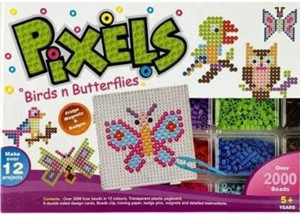 PIXPLAY Pixels Birds n Butterflies Fridge Magnets Plastic - Pixels ...