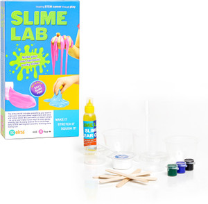 Ekta Slime Lab Junior Kit, Night Glowing Slime Do-It-Yourself Non-Toxic ...
