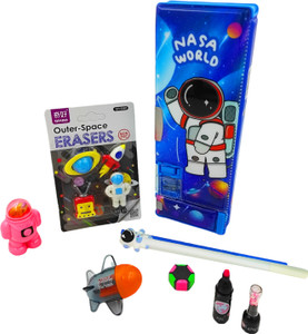 Flipkart.com | poksi Combo Stationary Pencil Box Art Plastic Pencil Box ...