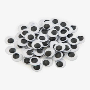 MOREL 150 PCS 6MM GOOGLY EYES FOR CRAFT MAKING GOOGLY EYE STUFFED, SOFT ...