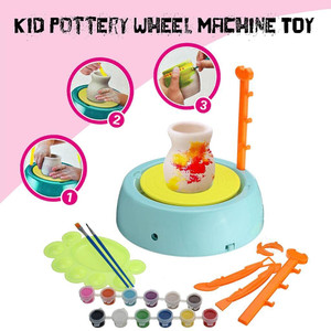 ZWINKO Pottery Wheel Toy With Tools Clay & Paints - Pottery Wheel Toy ...