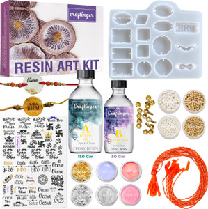 Craftinger Resin Rakhi Making Kit For Rakshabandhan With Epoxy Mould ...