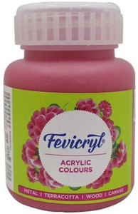 Flipkart.com | Fevicryl Crimson-100ml-Acrylic-color-pack-of-1 - Acrylic ...