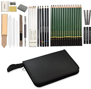 Flipkart.com | Vintager 42 Pieces Professional Drawing Pencils and ...