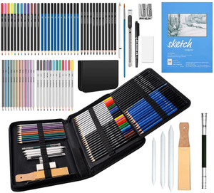 Flipkart.com | Wynhard 71 Pcs Drawing Pencils and Sketching Pencils Set ...