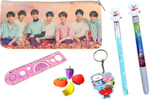 Flipkart.com | TITIRANGI BTS Army Pencil Pouch with Pencil,Eraser ...