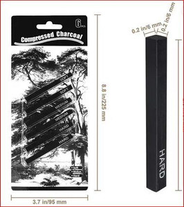 Flipkart.com | Ortan Graphite Stick, Black Soft / Medium / Hard for ...