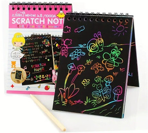 Flipkart.com | Aclipse Magic Rainbow Scratch Notebook Drawing ...