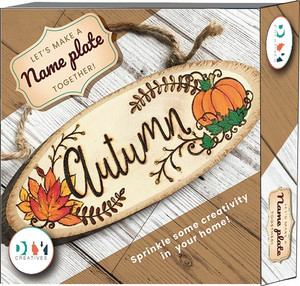 Flipkart.com | DIY Creatives Name Plate Kit - Wood, Paint