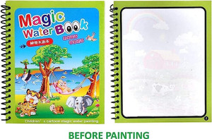 Flipkart.com | mrquee abhi Magic Water Drawing Book, Reusable Coloring ...