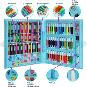 Flipkart.com | KARP 150 Pcs Kids Art Drawing and Painting Set | Ideal ...