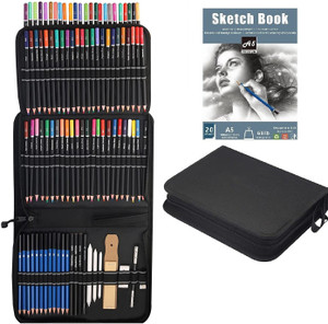 Flipkart.com | Corslet 96 Pc Sketch Drawing Pencil Set for Artist ...