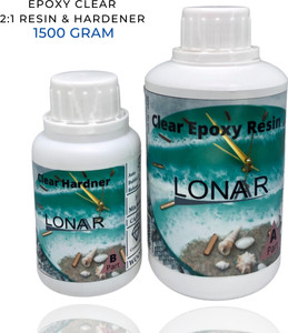 Flipkart.com | Lonaar 2:1 Epoxy Clear Resin & Hardener Non-Toxic ...