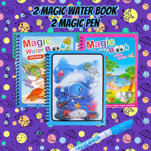Flipkart.com | FlyTouch Magic Water Coloring Book, Magic Water Drawing ...