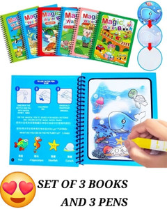 Flipkart.com | Mira Farmcraft Pack of 3 Reusable Magic Kids Water Pen ...