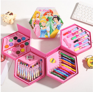 Flipkart.com | Aclipse 46-Piece Colouring Kit Box Fun for Kids Art ...