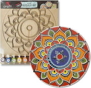 Flipkart.com | iCraft DIY Mandala Art Kit - Hindu Design - 10x10 ...