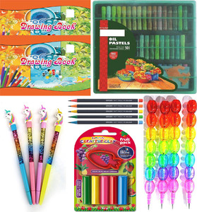 Flipkart.com | YAKONDA Drowing Book Kit/Oil Pestal/Unicon Water pen/Art ...