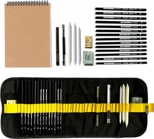 Flipkart.com | DaKos Sketching Kit of 23 Pcs, Drawing Kit, Art & Craft ...