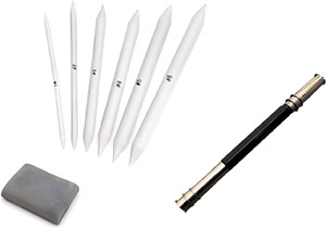 Flipkart.com | Brightlance 6 pc Paper Blender with Art Eraser & Twin ...