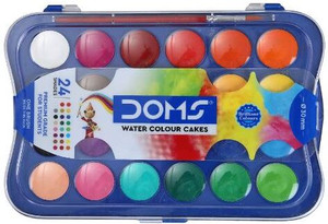 Flipkart.com | DOMS AQUA WCC 24 SHADES 30 MM - TEMPERA COLOUR