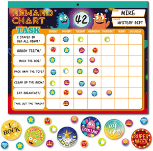Flipkart.com | WATER FOUNTAIN Reward Chart for Kids - Pad with 27 ...