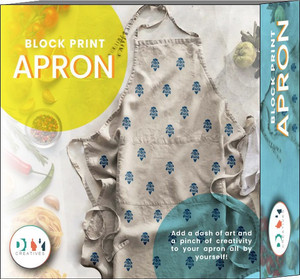 Flipkart.com | DIY Creatives Block Print Apron - Cloth, Paint