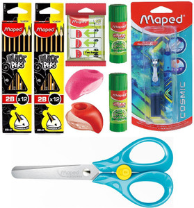 Flipkart.com | Maped Combo Kit - Pencil box, Eraser, Sharpner ...