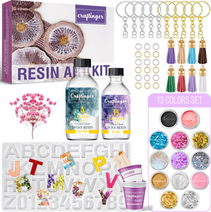 Flipkart.com | Craftinger Diy Resin Alphabet Making kit with Resin and ...