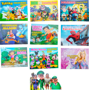 Combo Of 10 Books "Colouring Book" Set Of 10 Coloring Book, POKEMON ...