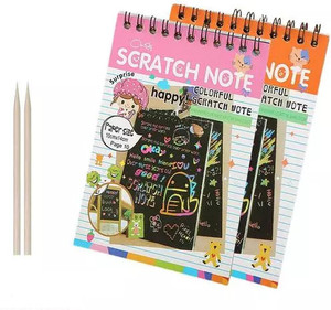 Flipkart.com | Crowd Clicks ® Scratch Book Magic Doodle Scratch Art ...