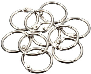 Flipkart.com | Prescent 10pc 32mm Metal Book Loose Leaf Binder Rings ...