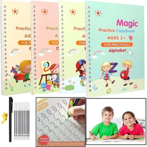 SmartKids Magic Regular Notebook For Number Tracing,Alphabet Tracing ...