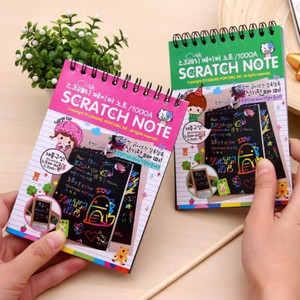 Flipkart.com | BM RETAIL A6 Size 2 Pcs Scratch Book 10 Sheets Kids ...