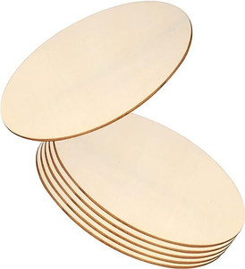 Flipkart.com | Huckwood 20*20 cm Round DIY MDF Cutout for Home ...