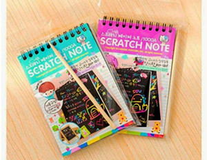 Flipkart.com | Shunya Little Plays Scratch Colouring Magic Book Notepad ...