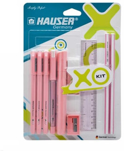 Flipkart.com | HAUSER XO Writing Stationery Kit | Combination Set of 10 ...