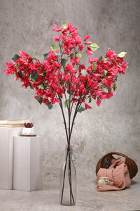 Satyam Kraft 3 Pcs Artificial Bougainvellia Flower Plant For Multi ...