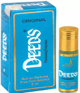 Almas BLUE | Economy Ittar | Alcohol Free Perfume Oil 8ML Floral Attar ...