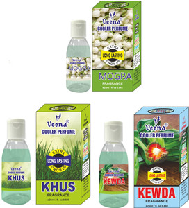 Veena Combo Mogra |Khus |Kewda | Cooler Perfume | Long Lasting ...