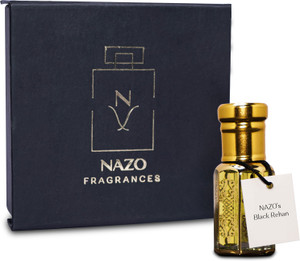 NAZO Black Rehan | 6 ML Roll on Perfume|For Men and Women|Natural ...