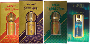 AFZAL SAFIRE MIDNIGHT, BLUE WAVE, PACIFIC & PARALLEL ATTAR COMBO PACK ...