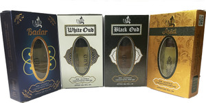 FARD Badar, White Oud, Black Oud, Aseal 6ml Attar Combo Floral Attar ...