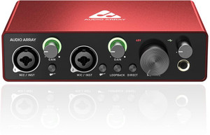 Audio Array AI-02 Red Audio Interface Price in India - Buy Audio Array ...